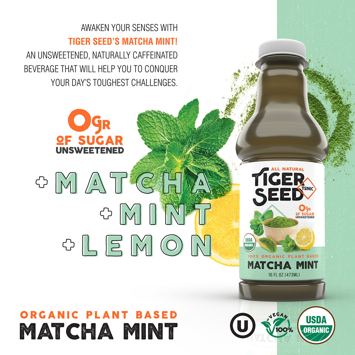 menu - Tiger Seed - Beverage Tonics
